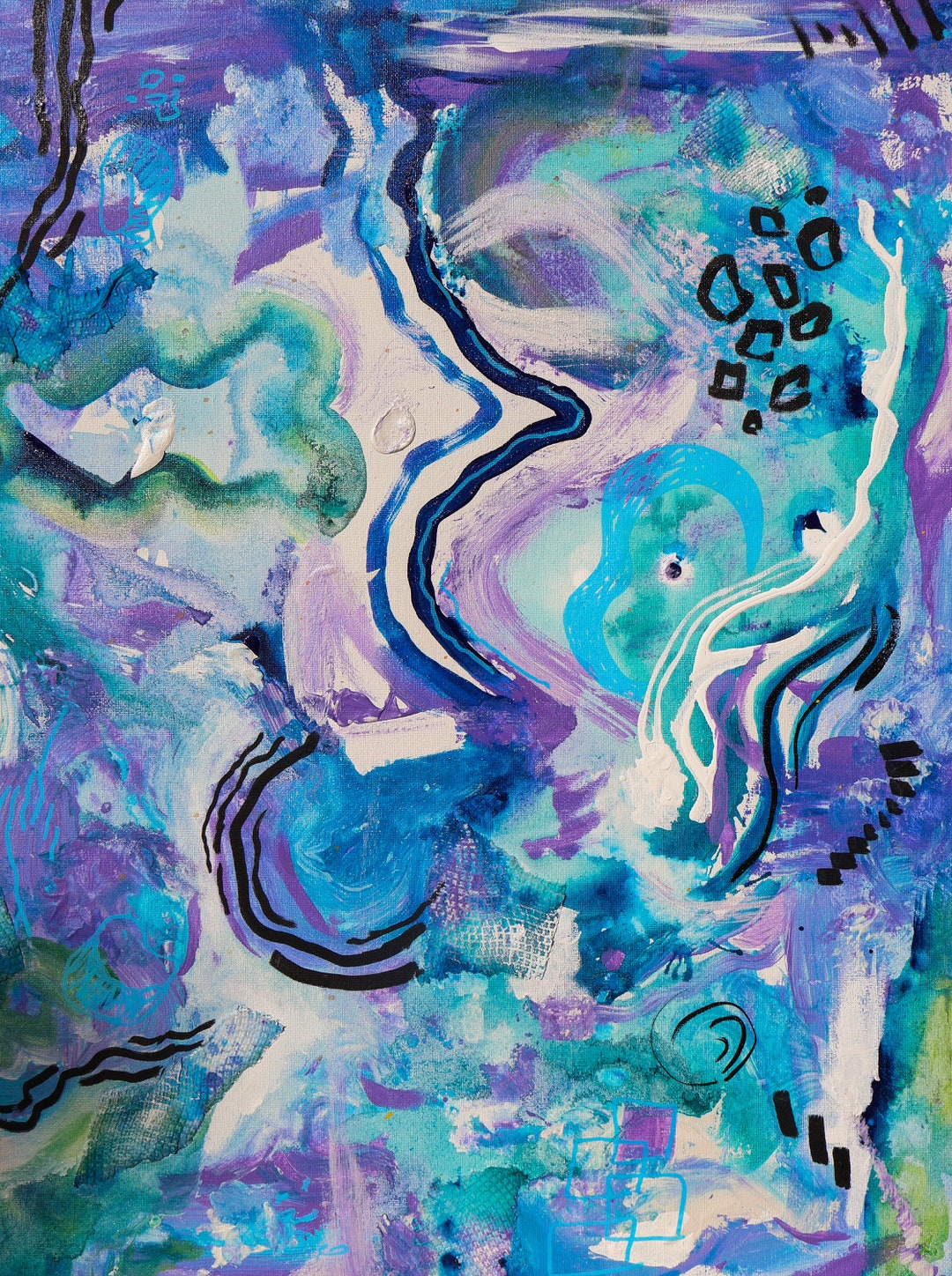 Abstract Friendship Print - Etsy