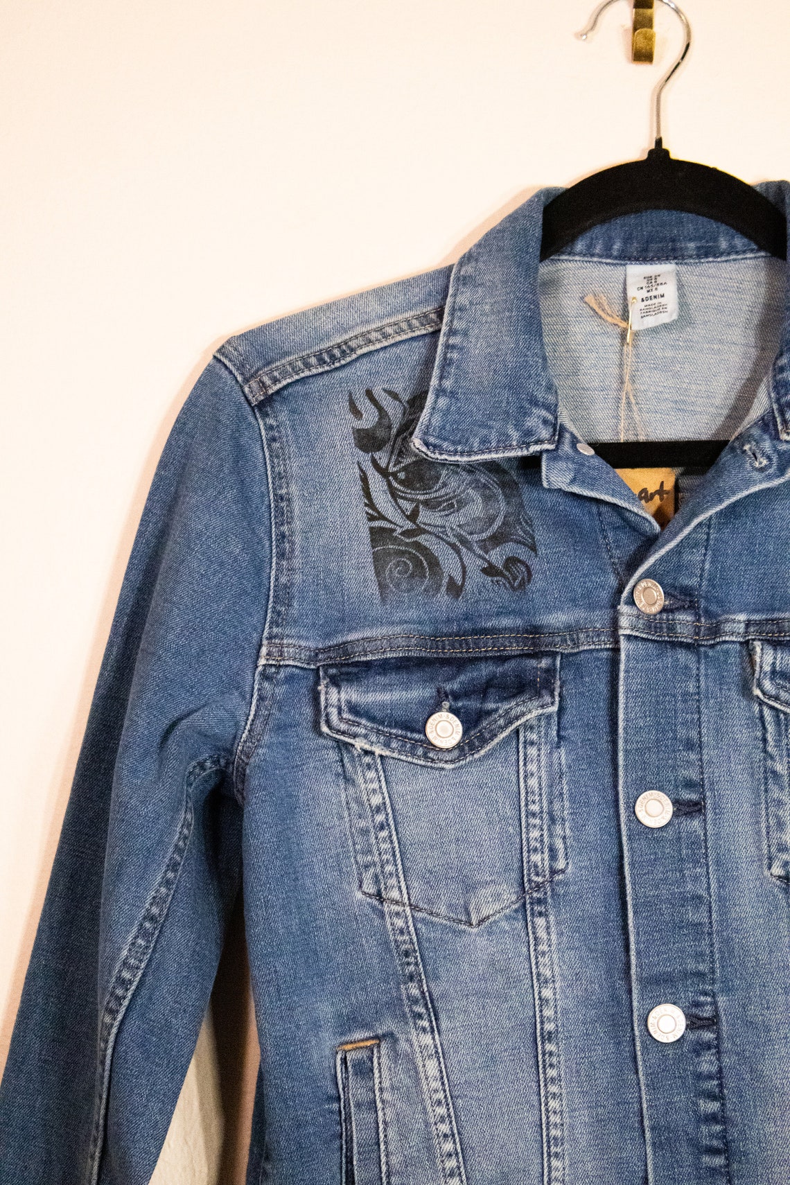 Crazy Eye Block Printed Jacket - Etsy