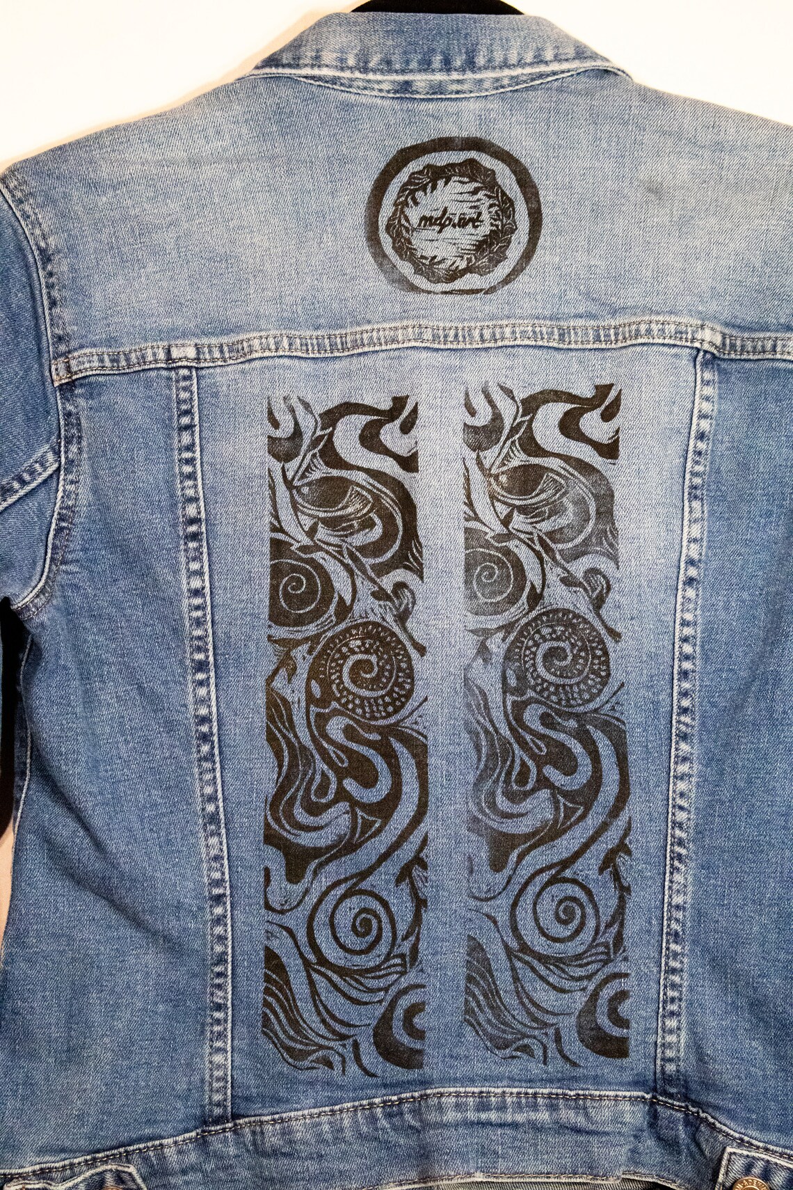 Crazy Eye Block Printed Jacket - Etsy