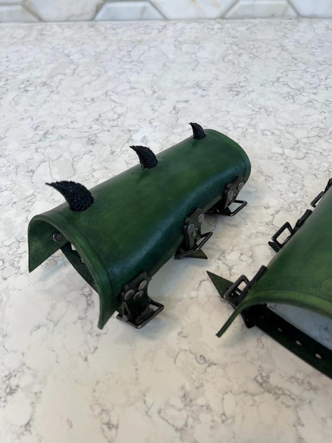 Handmade Leather Bracers – Custom Arm Guards for Cosplay, LARP, and ...