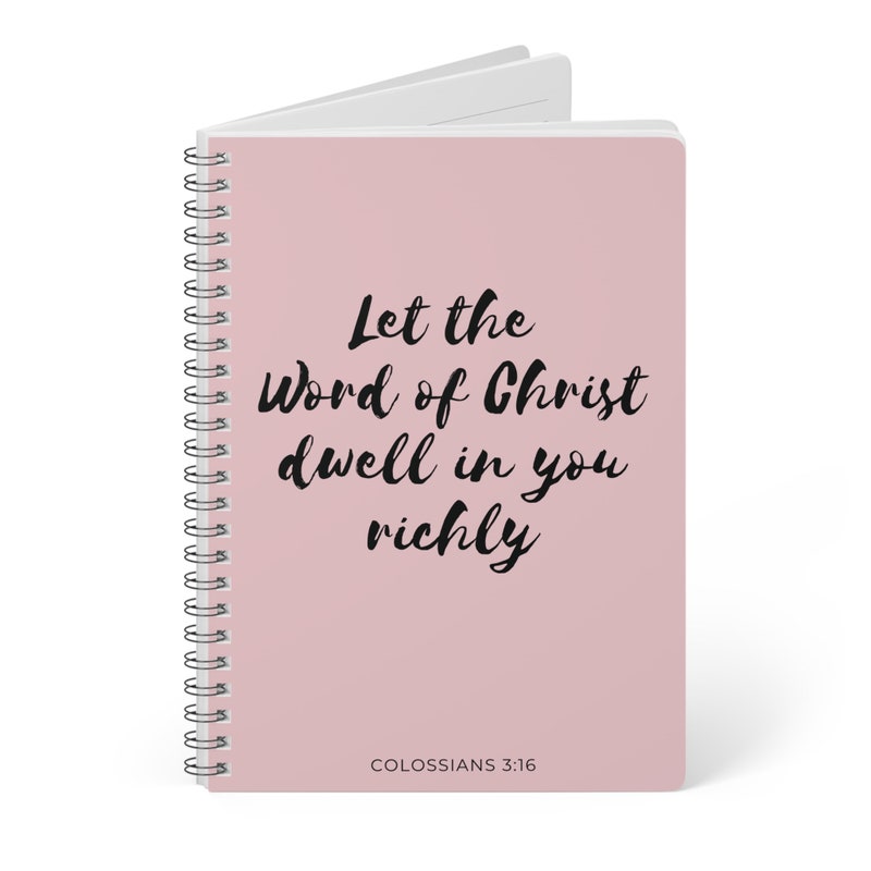 Christian Notebook - Etsy