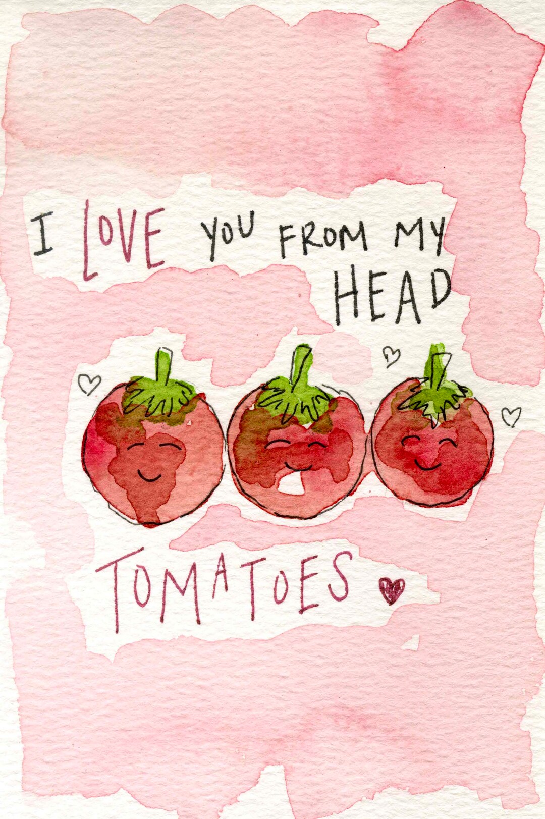 Tomato Greeting Card, 4x6 Card - Etsy