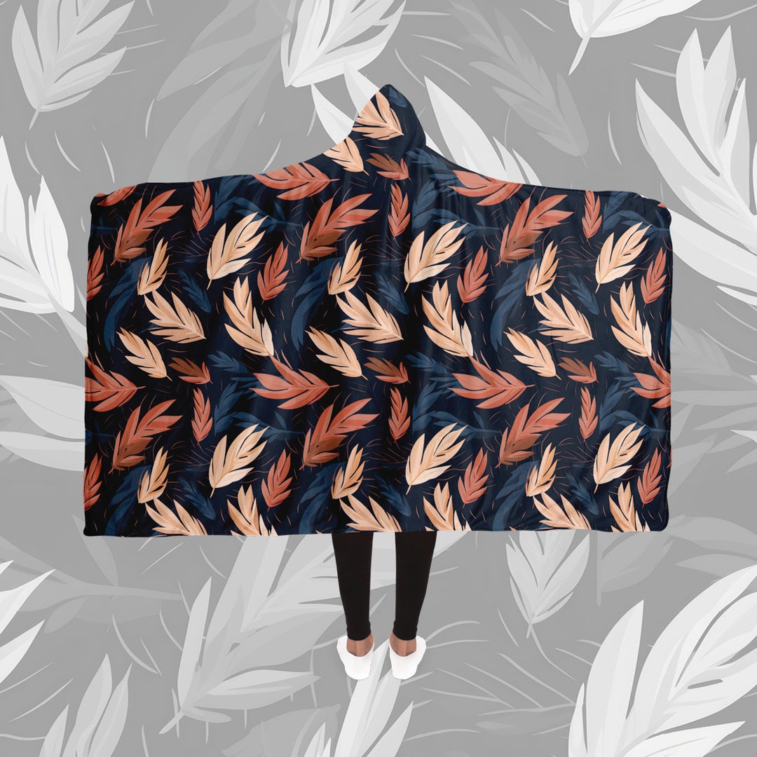Hooded Blankets (natures Harmony) - Cozy Campfire Blanket - Custom Made ...