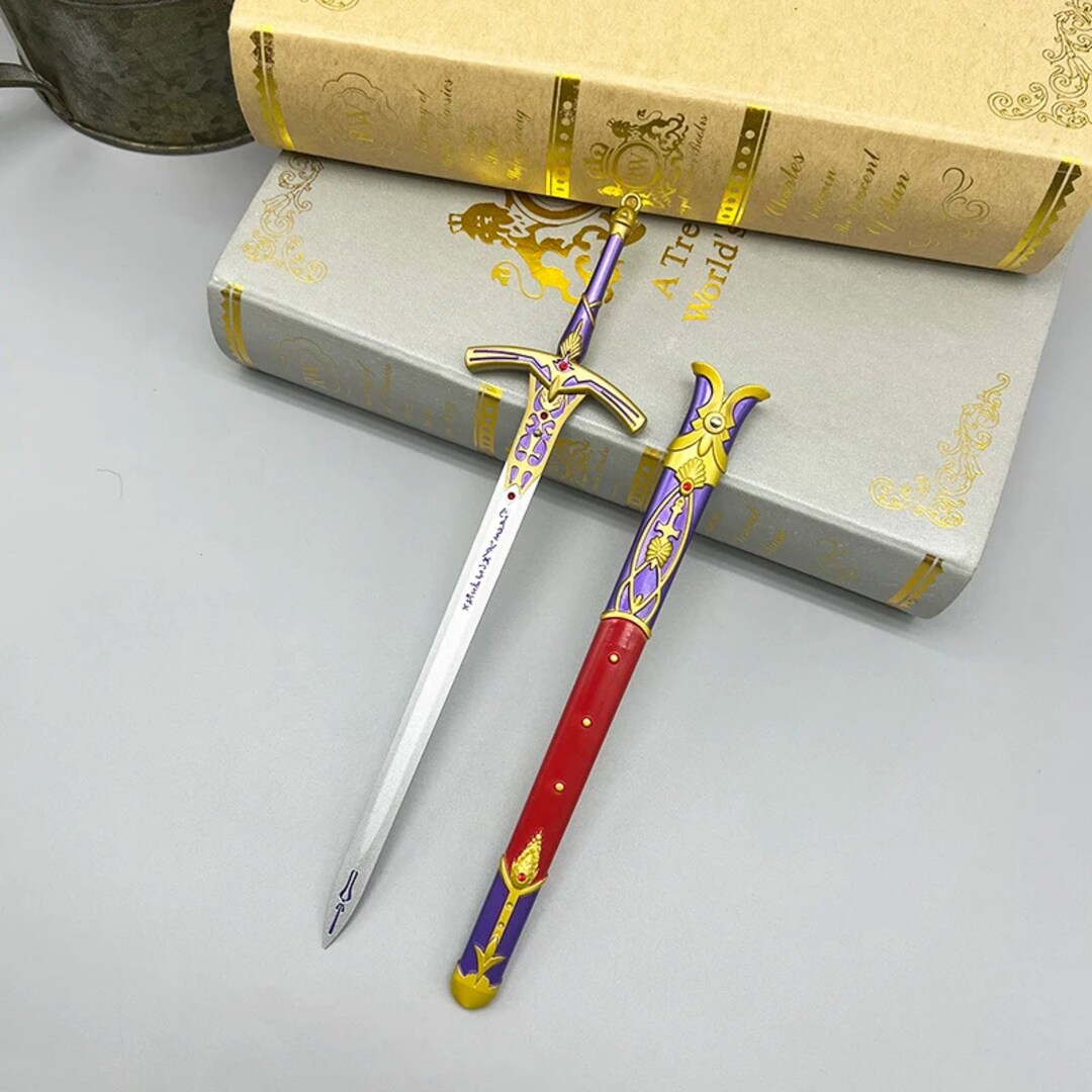 Fate Stay Night 23 Cm Replica Caliburn Sword Altria Anime Miniature ...