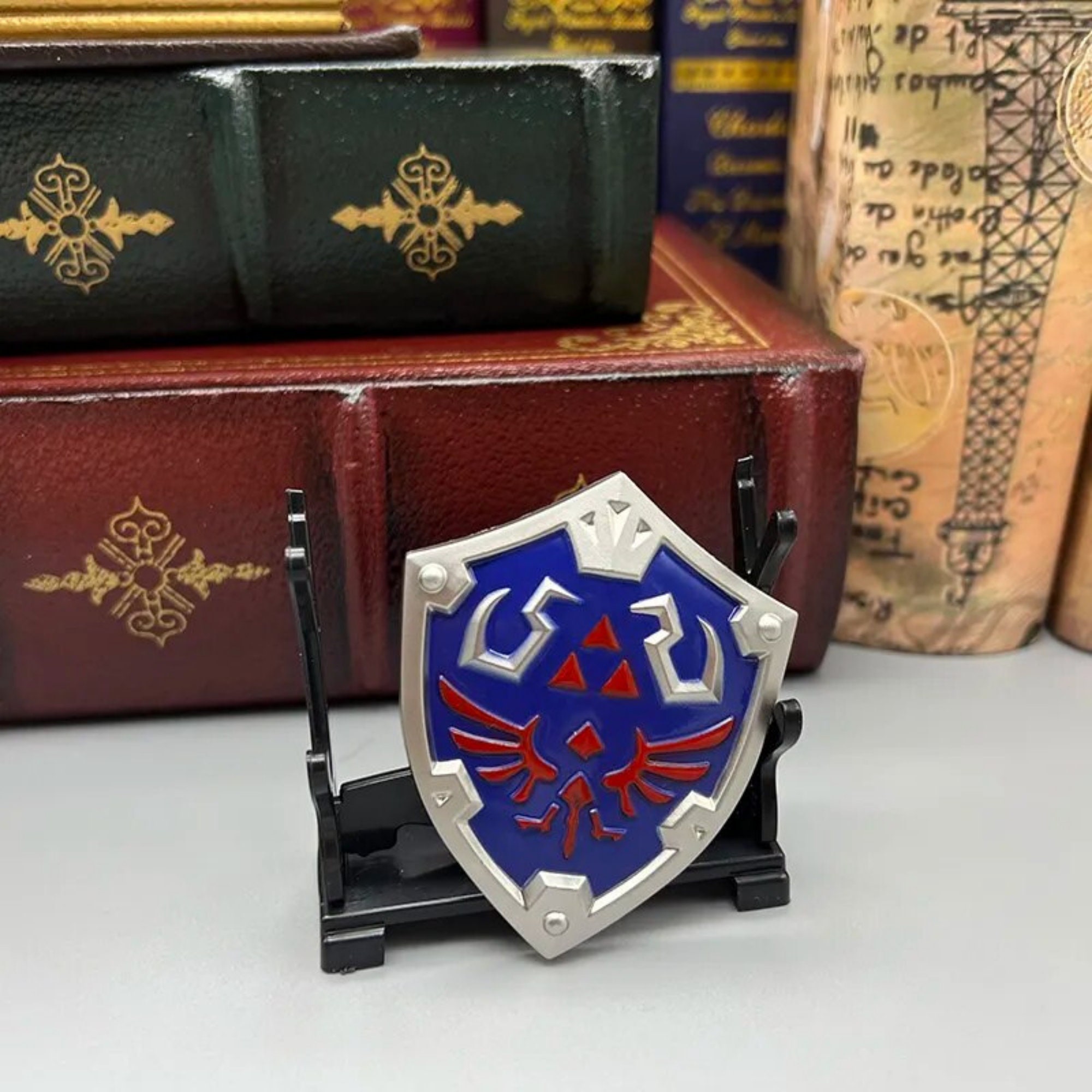 Legend of Zelda Replica 7 Cm Hylian Shield Botw Gaming Miniature ...