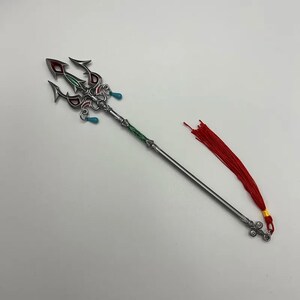 Legend of Zelda Replica 22 Cm Lightscale Trident Mipha Lance Gaming ...