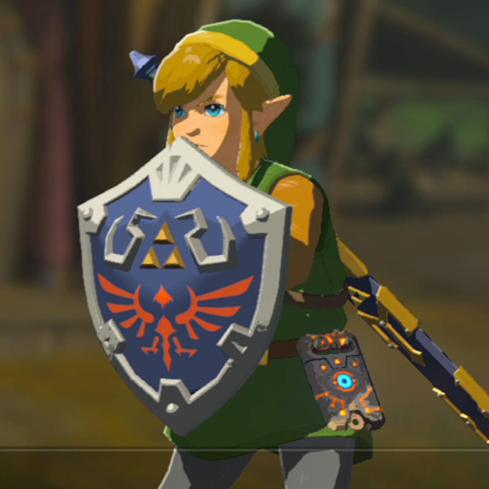 Legend of Zelda Replica 7 Cm Hylian Shield Botw Gaming Miniature ...