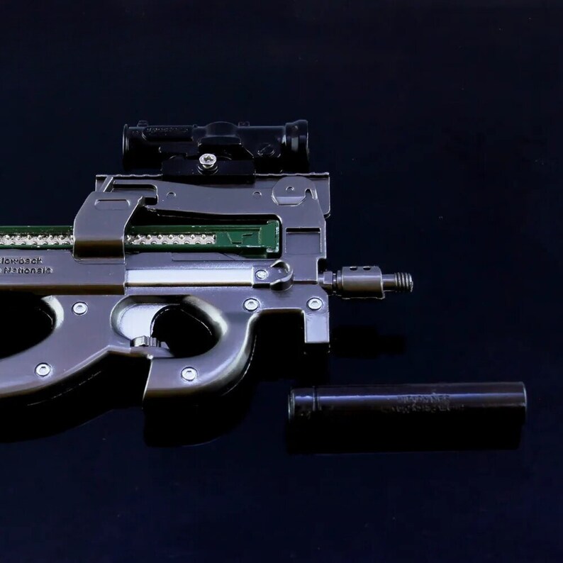 Gun Replica 24 Cm, Pubg 90 Project 90 Submachine Gun Gaming Miniature ...