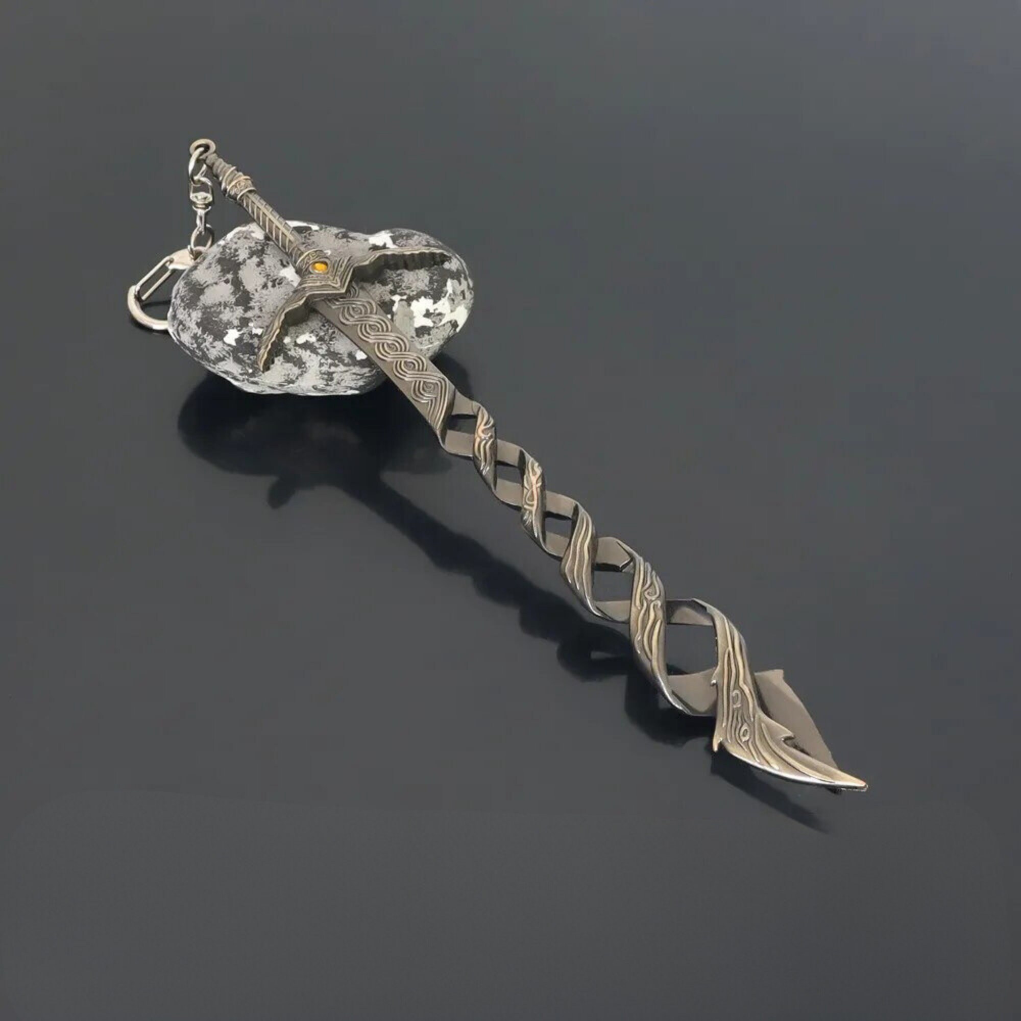 Elden Ring Keychain Replica 22 Cm Hunting God Great Sword Gaming ...