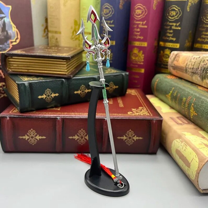 Legend of Zelda Replica 22 Cm Lightscale Trident Mipha Lance Gaming ...