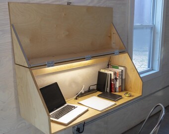 DIY Folding Desk Printable Pdf Plans - Etsy