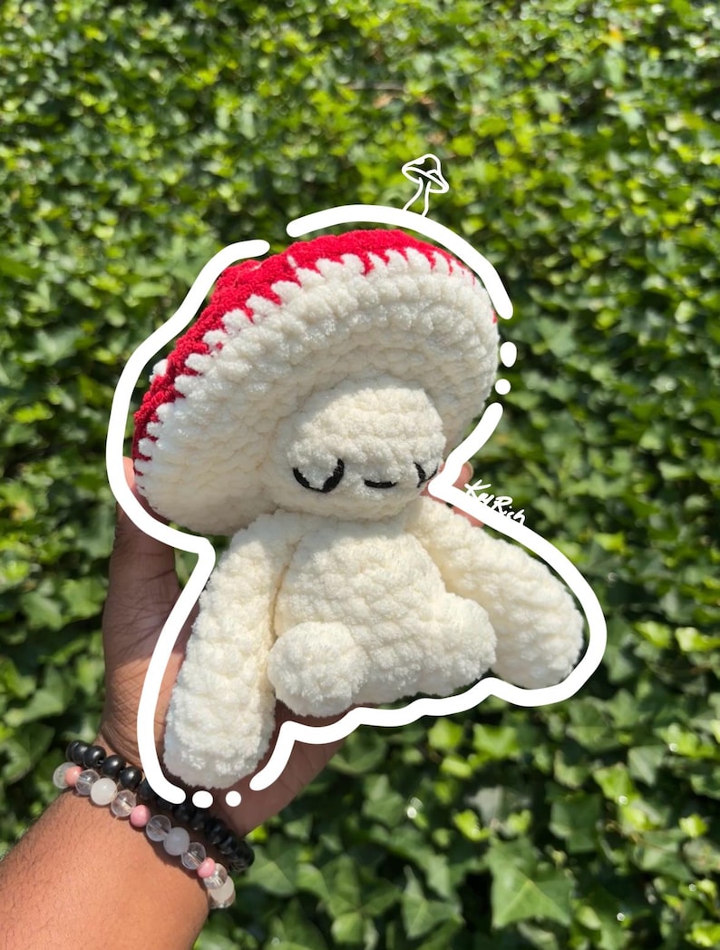 Sleepy Mushroom Crochet Pattern - Etsy