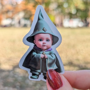 Young Wizard Baby Cute Sticker - Etsy