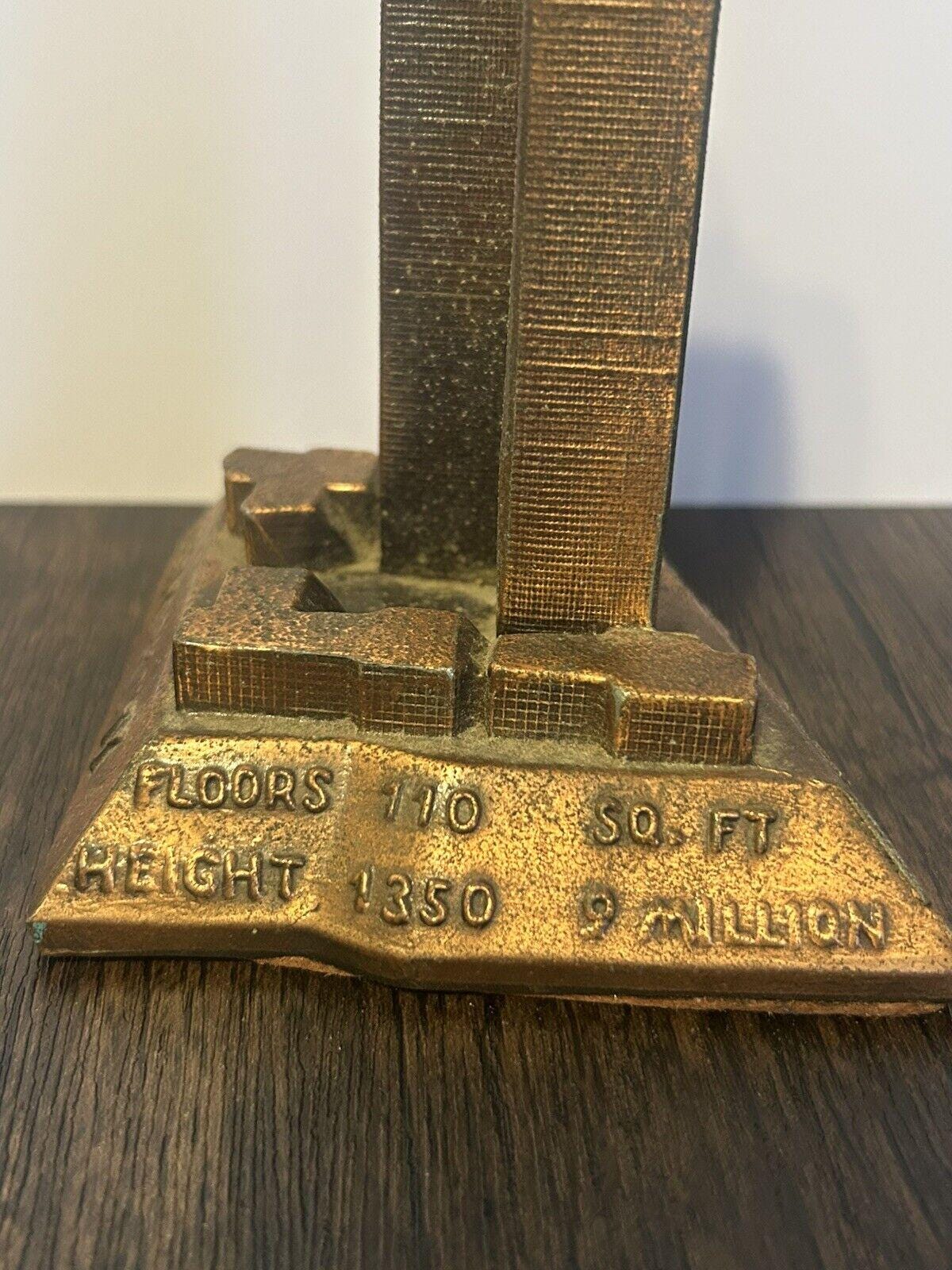Vintage, World Trade Center, CAST METAL, STATUE 5 1/2 Tall - Etsy