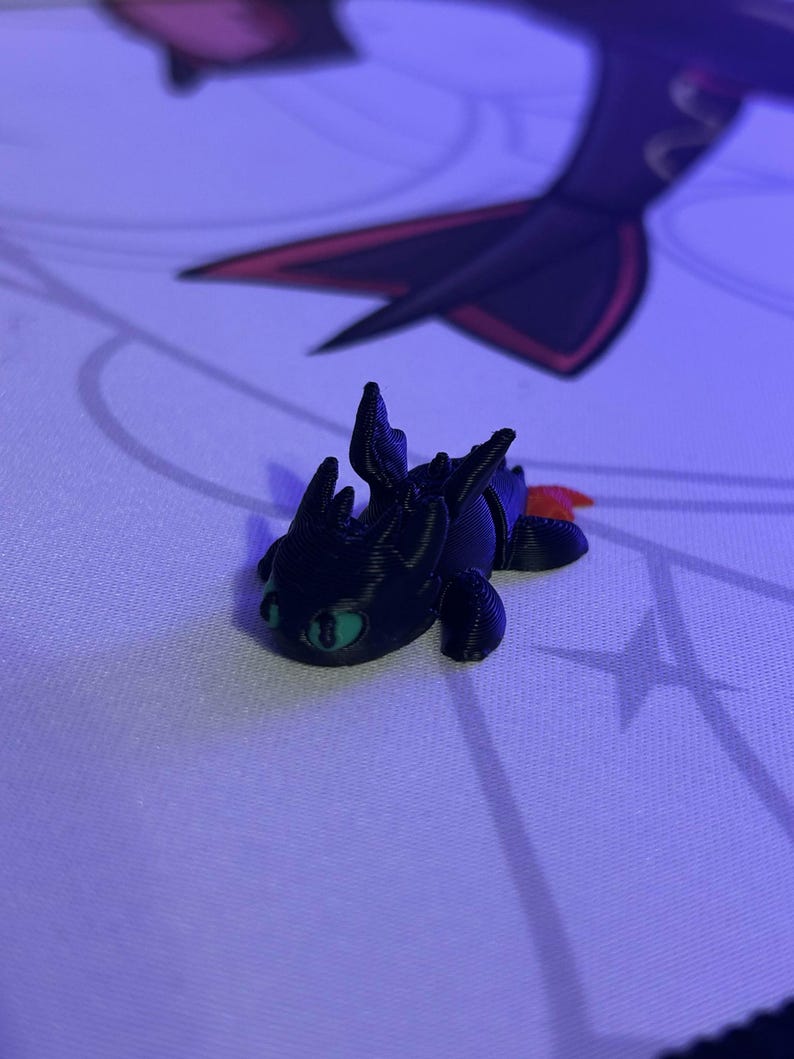 3D Printed Flexy Toothless - Etsy