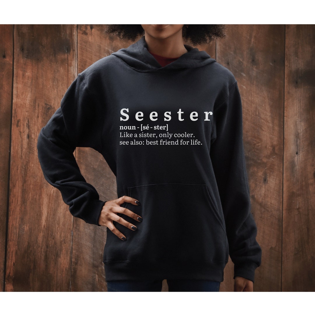 Seester Hoodie, Sister Hoodie, Sister Gift, Best Friend Hoodie, Like a ...