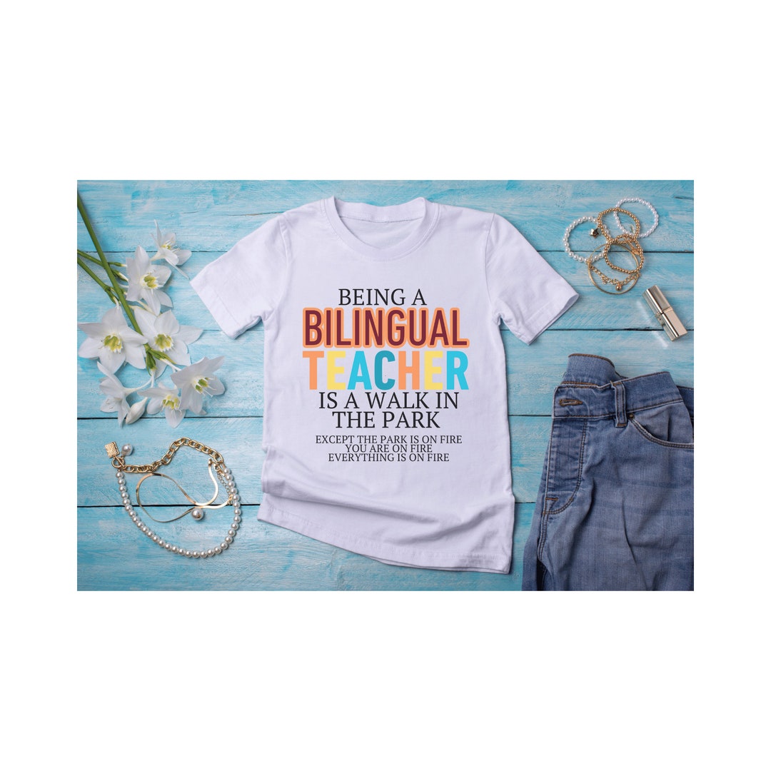 Bilingual Teacher Shirt Maestra T Shirt, Spanish Teacher T-shirt ...