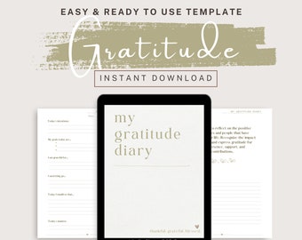 Digital Gratitude Journal | Daily Gratitude Journal for Ipad, Goodnotes ...