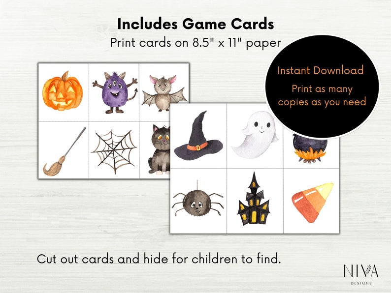 Halloween Games Printable | Kids Halloween Game Printable | Halloween ...