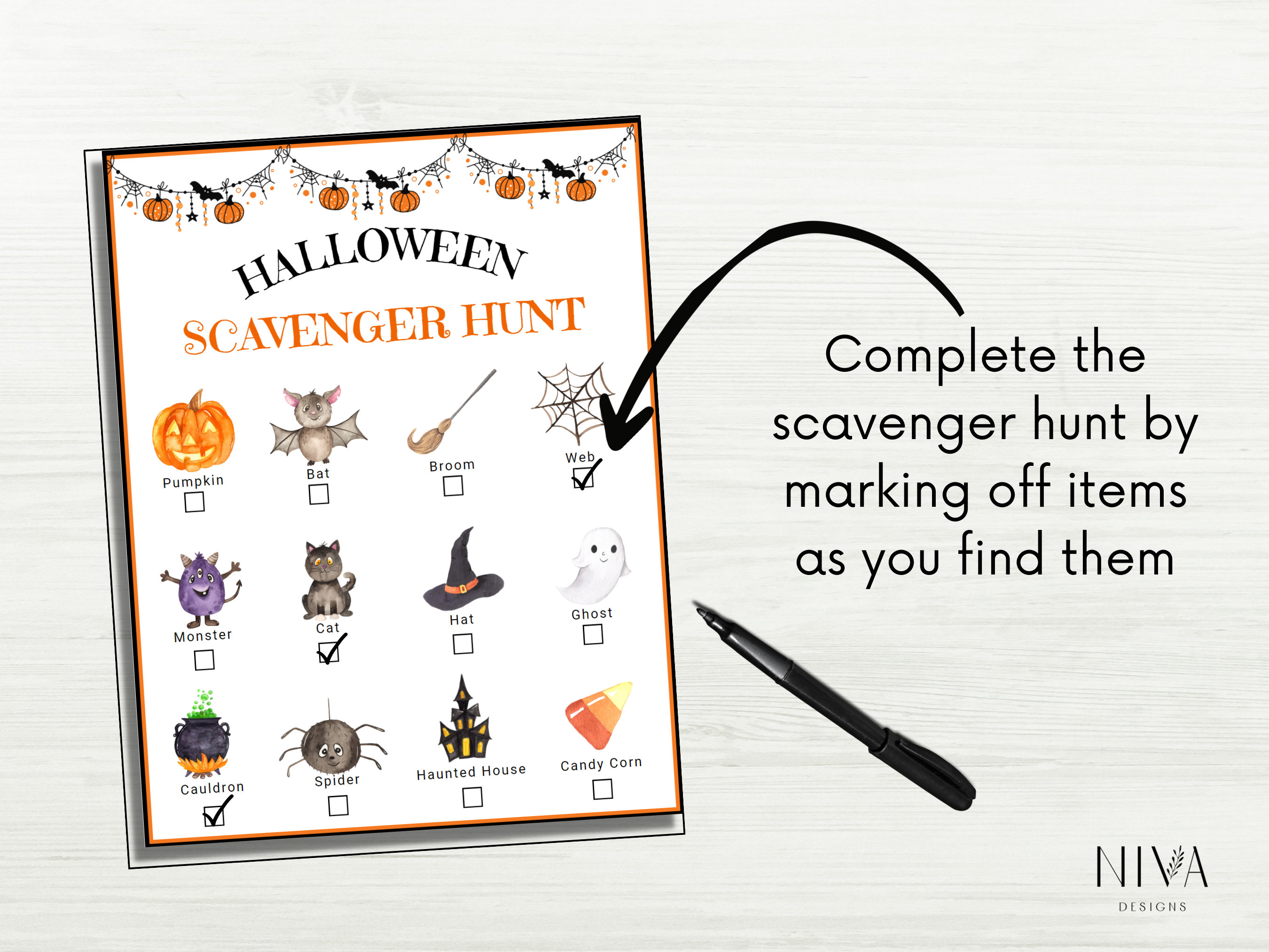 Halloween Games Printable | Kids Halloween Game Printable | Halloween ...
