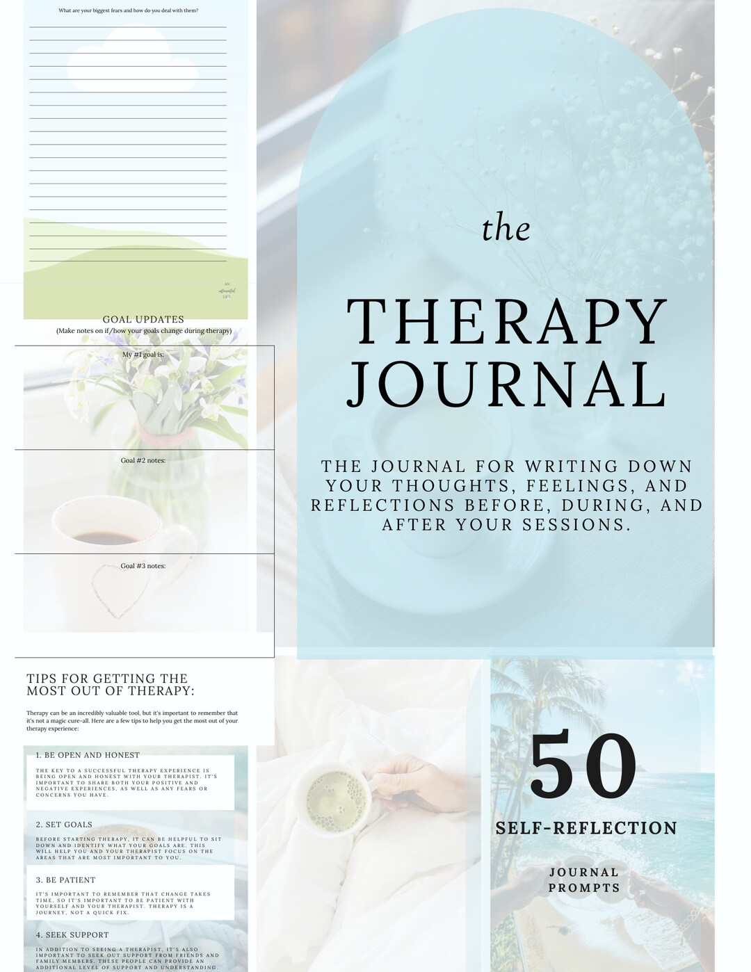 Therapy Journal, Therapy Tool, Journal for Therapists to Give to ...