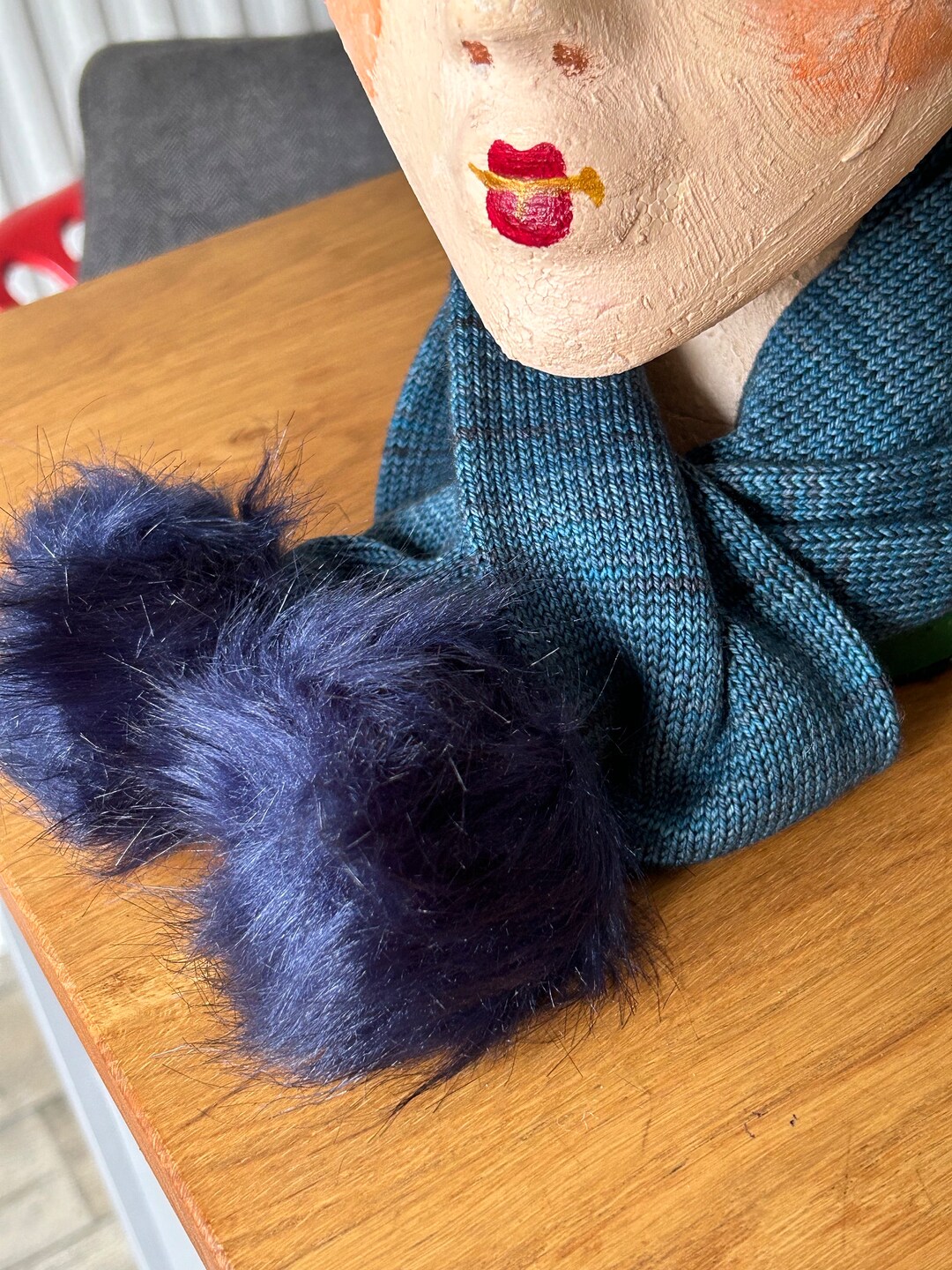 Luxury Long Neck Scarf in Merino Wool - Etsy