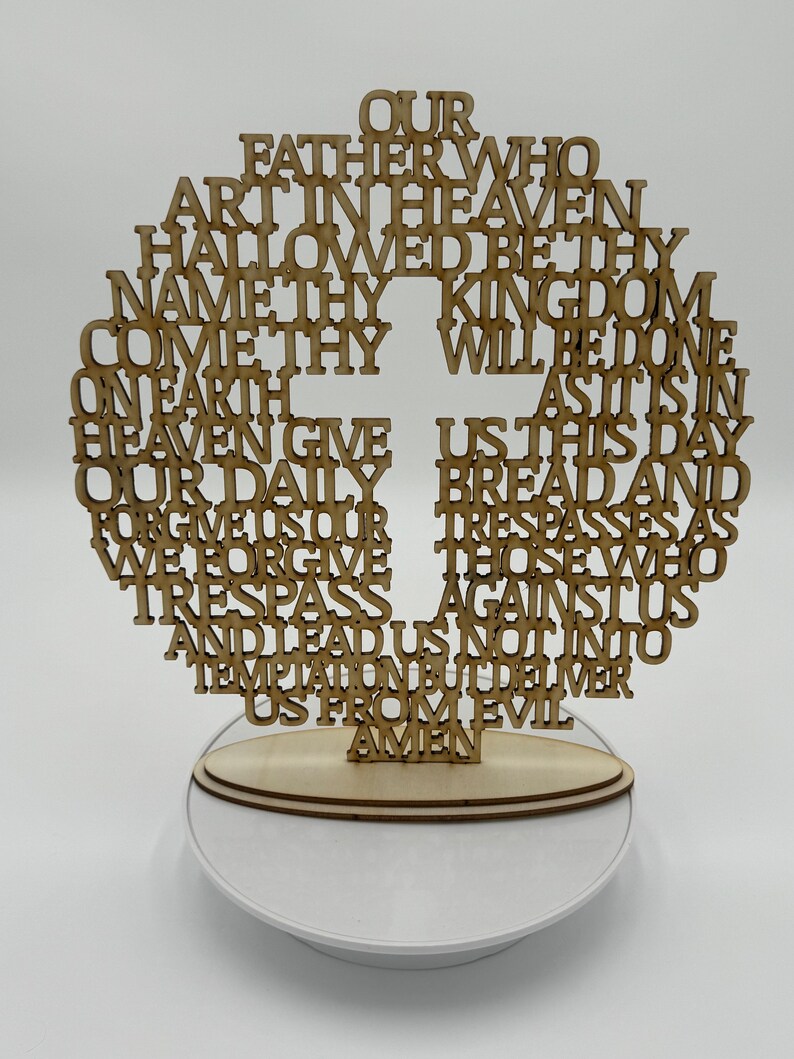 Lord’s Prayer Circle - Etsy