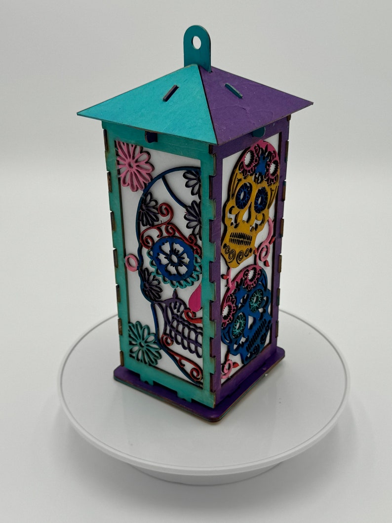 Dia De Los Muertos Day of the Dead Lanterns With DIY Paint Kit - Etsy