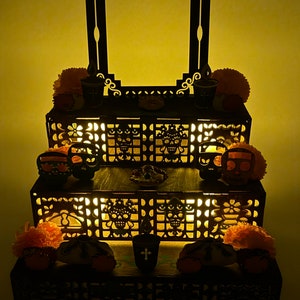 Dia De Los Muertos Day of the Dead Ofrenda Altar (SQUARE) With DIY ...