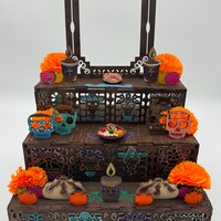 Clipart de Altar de Muertos en blanco y negro, Día de Muertos, imágenes ...