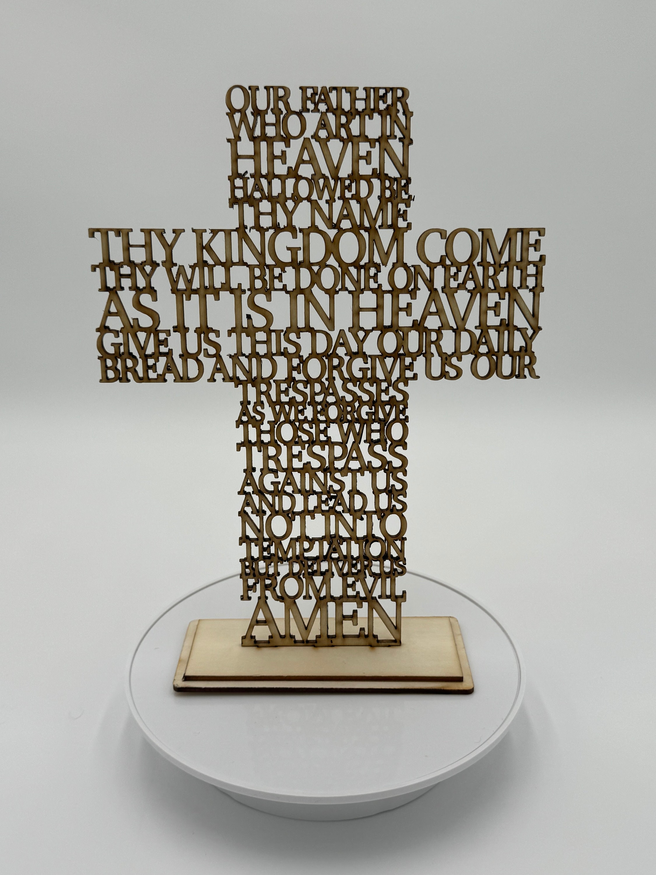 Lord’s Prayer Cross - Etsy