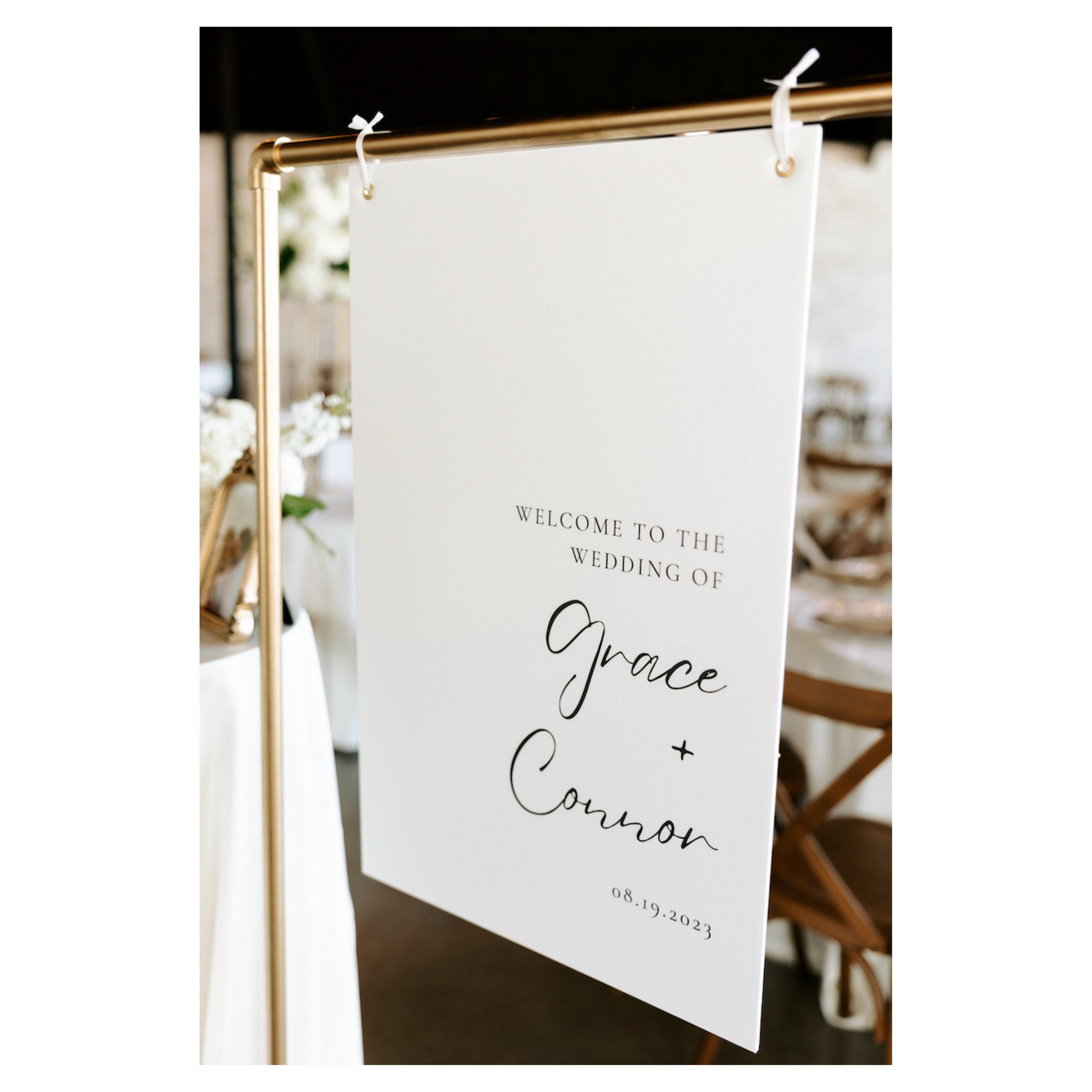 Minimalist Wedding Welcome Poster Sign Downloadable & Fully - Etsy