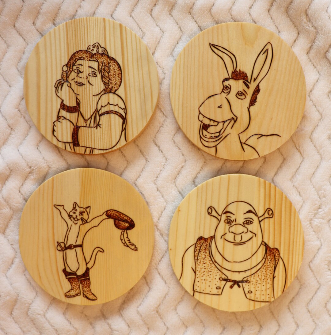 Shrek Coaster - Etsy