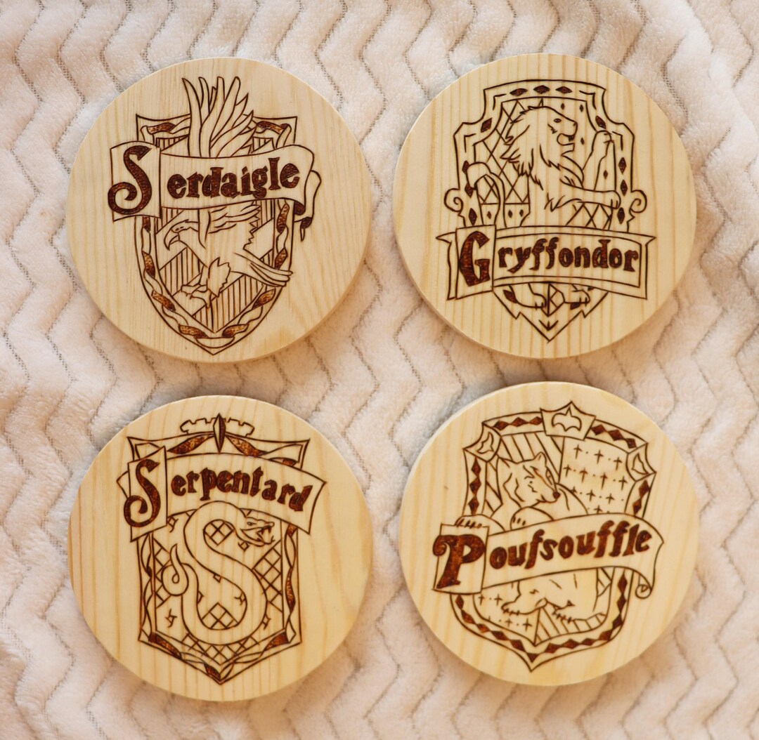 Harry Potter Coasters - Etsy