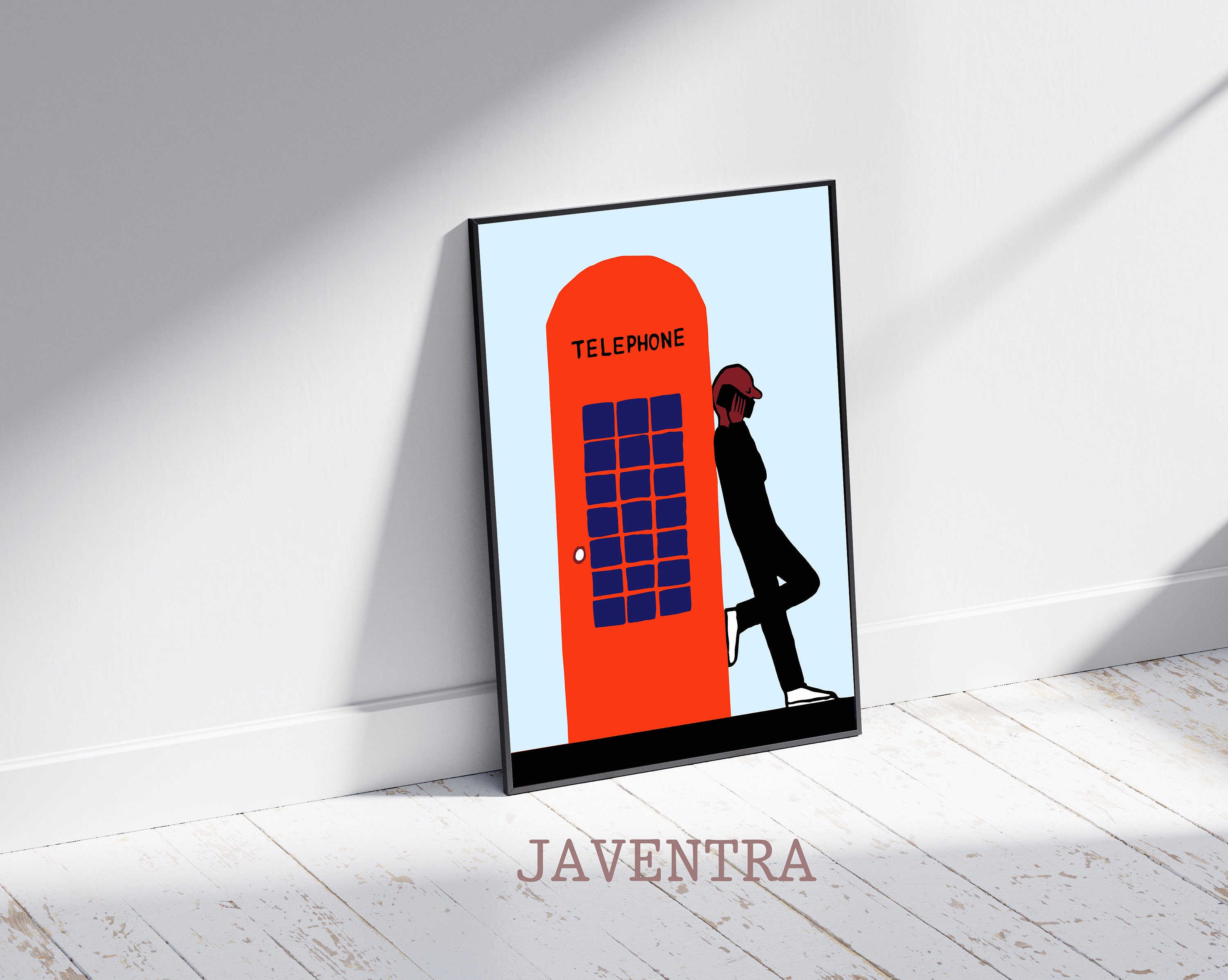 Jean Jullien Telephone Humor Posters Jean Jullien Print Funny Poster ...