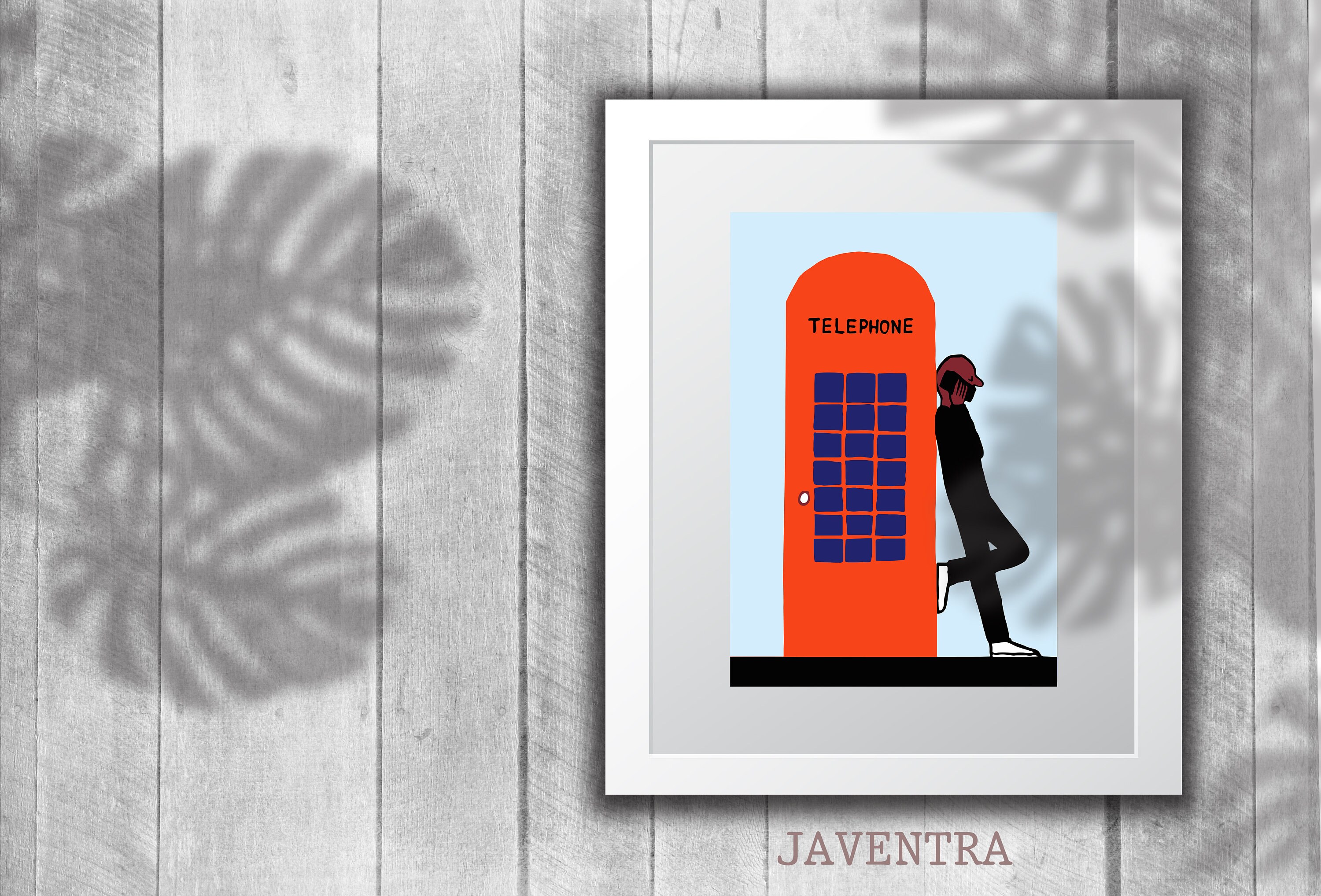 Jean Jullien Telephone Humor Posters Jean Jullien Print Funny Poster ...