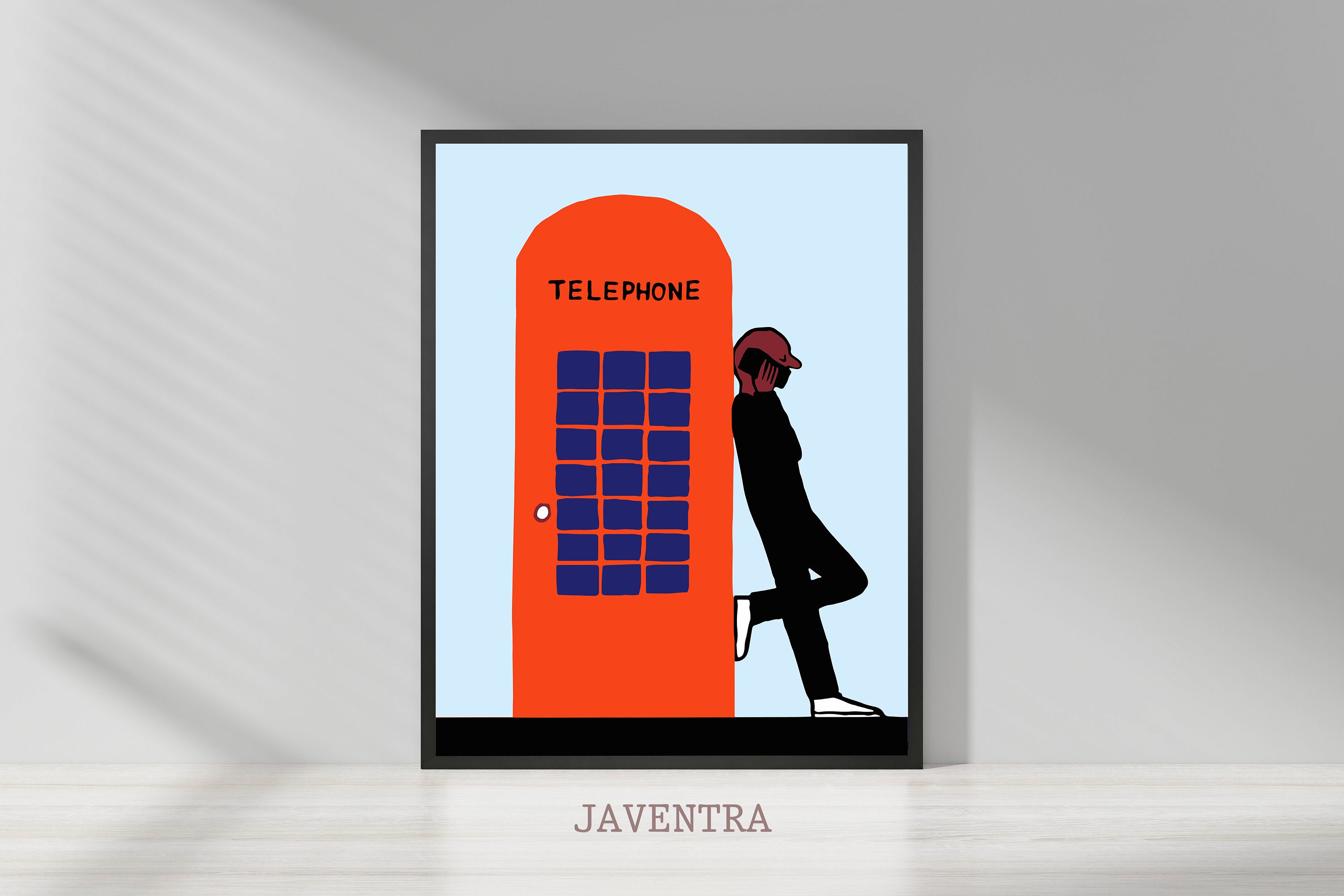Jean Jullien Telephone Humor Posters Jean Jullien Print Funny Poster ...