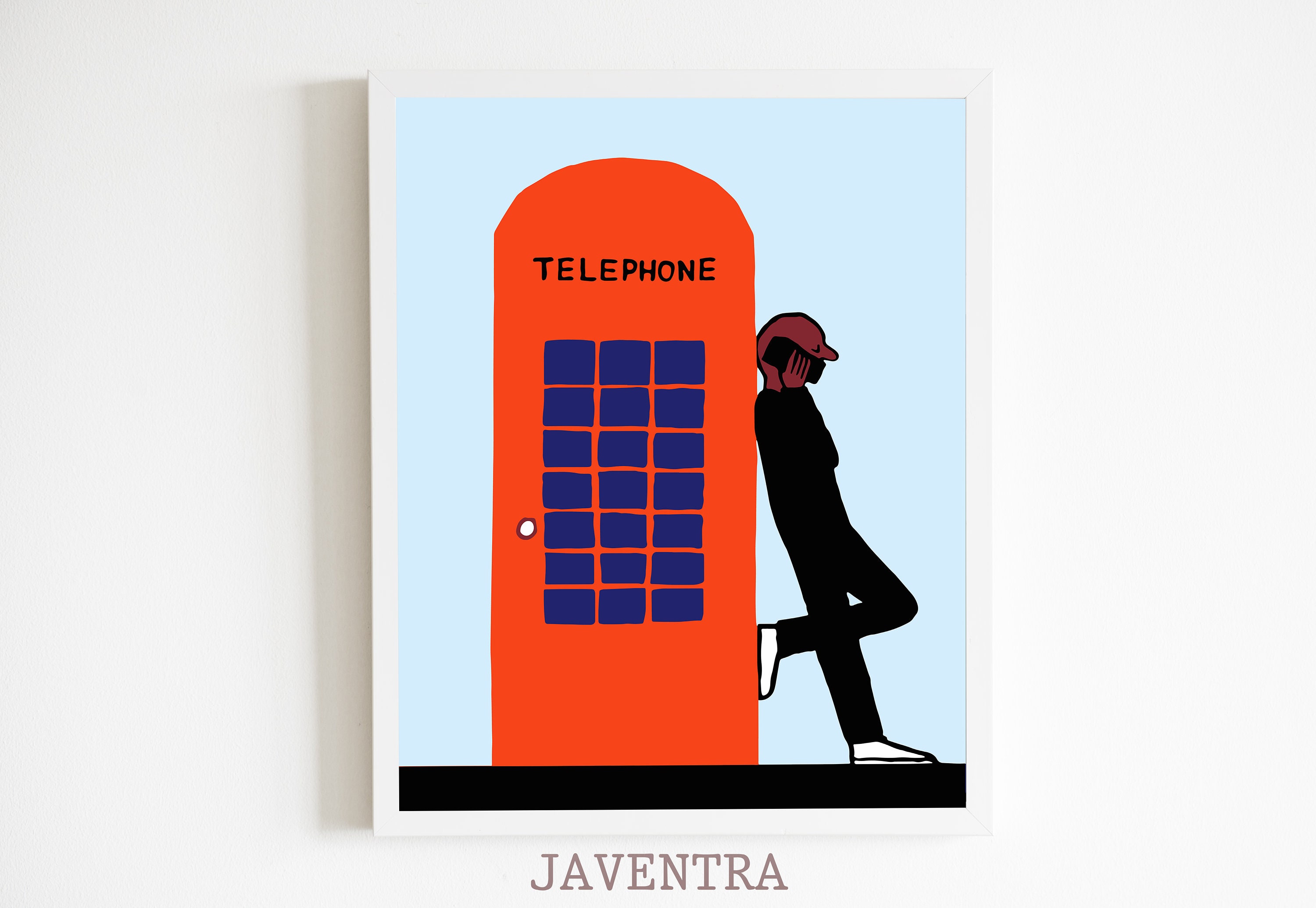 Jean Jullien Telephone Humor Posters Jean Jullien Print Funny Poster ...