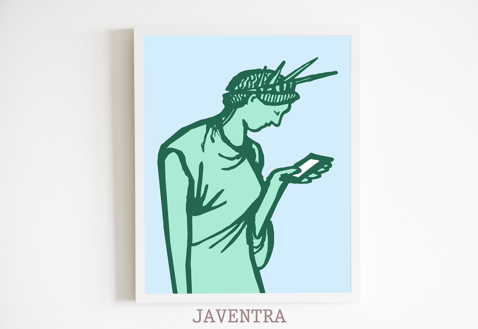 Jean Jullien Statue of Liberty Humor Posters Jean Jullien Print Funny ...