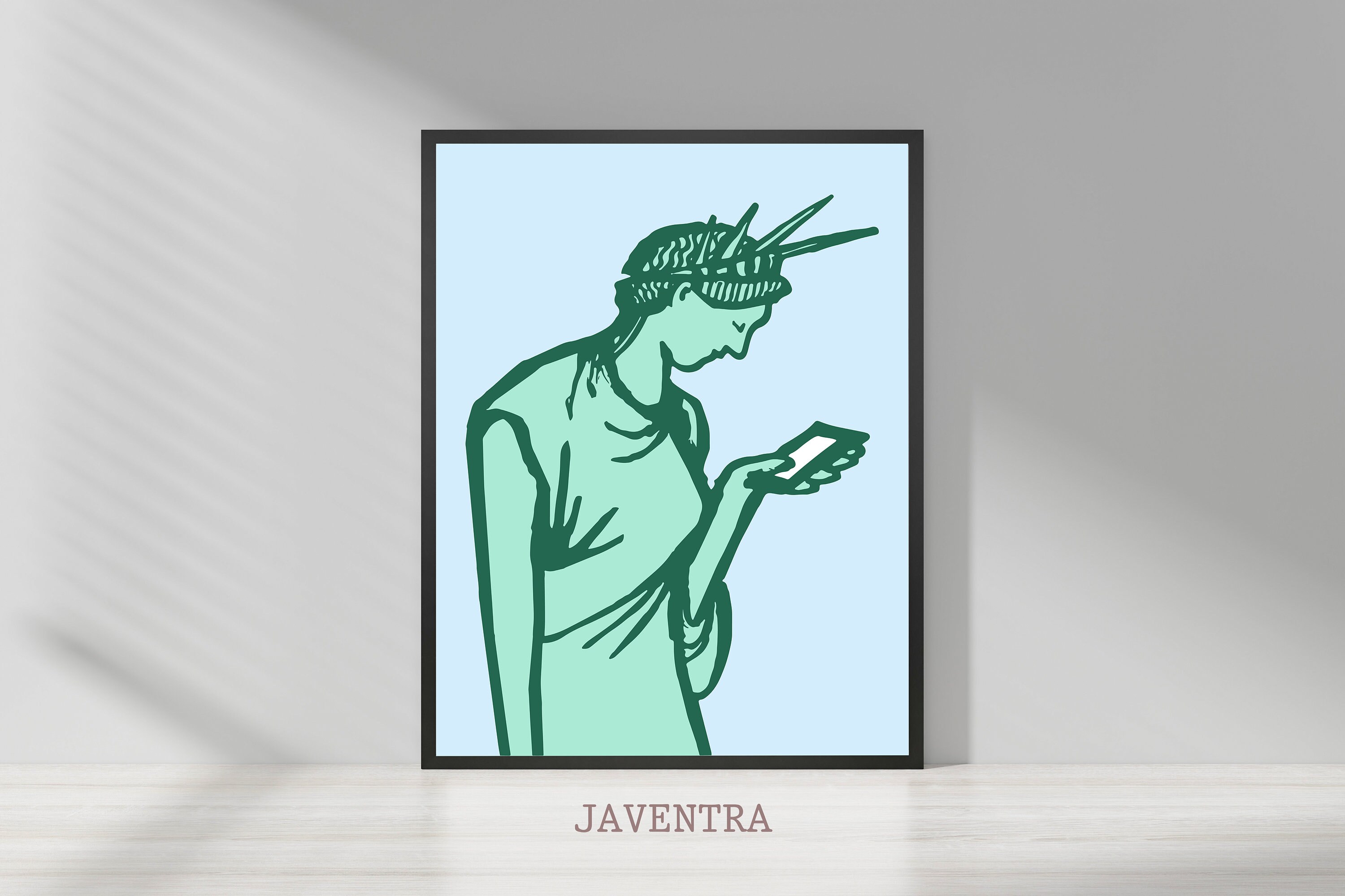 Jean Jullien Statue of Liberty Humor Posters Jean Jullien Print Funny ...