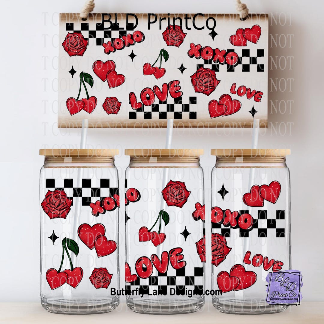 L921 Valentine Love: UVDTF Libbey Wrap - Etsy