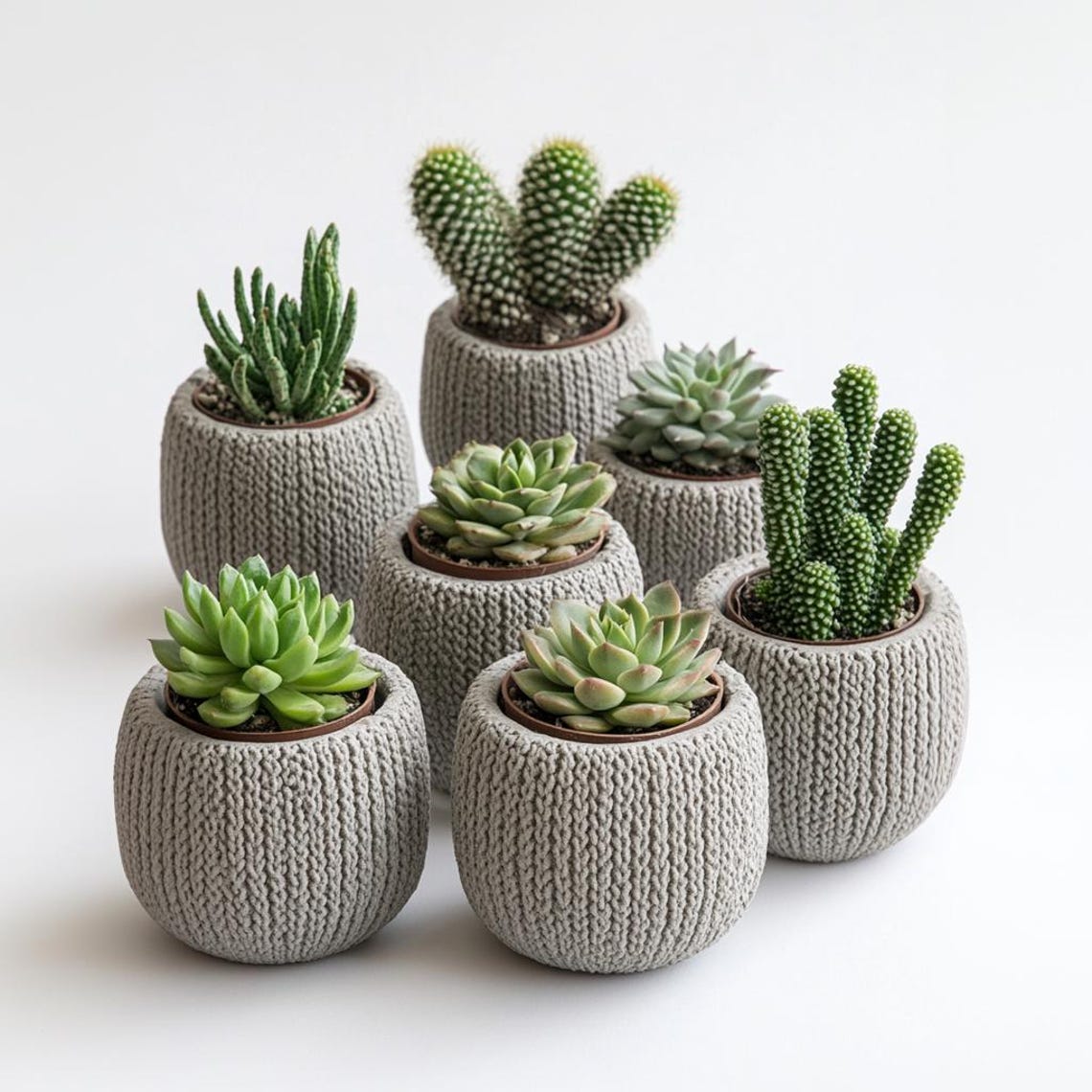 Woven Texture Planters Natural and Elegant Style for Your Plants - Etsy