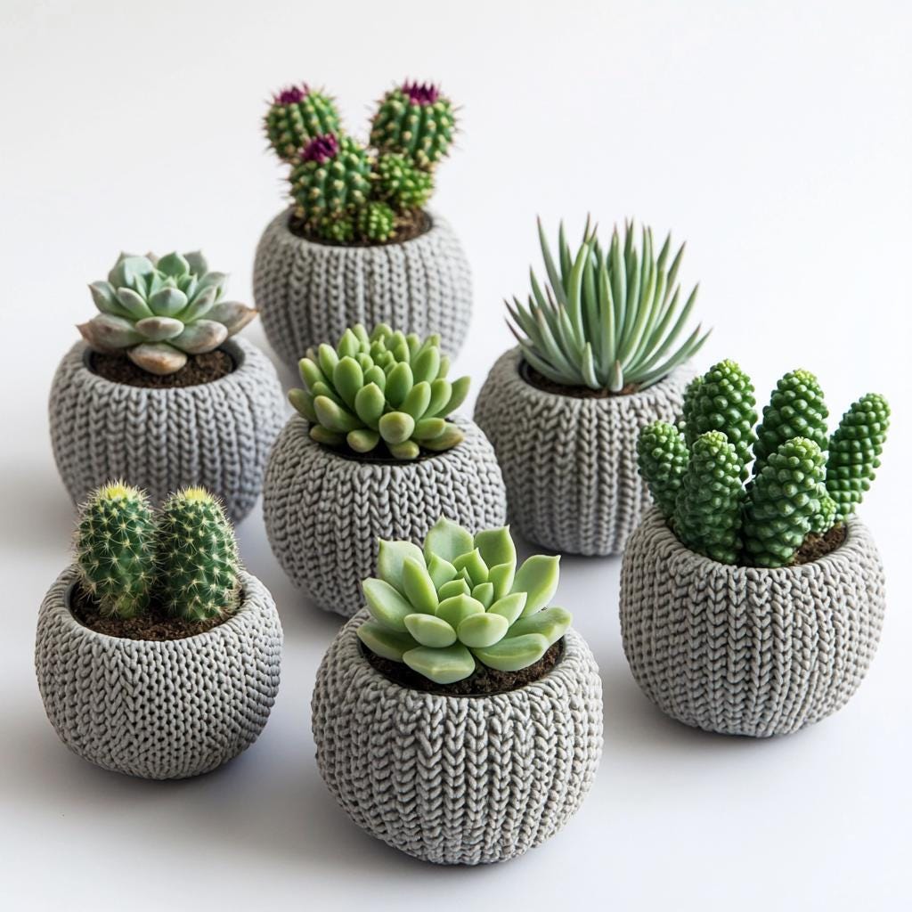 Woven Texture Planters Natural and Elegant Style for Your Plants - Etsy