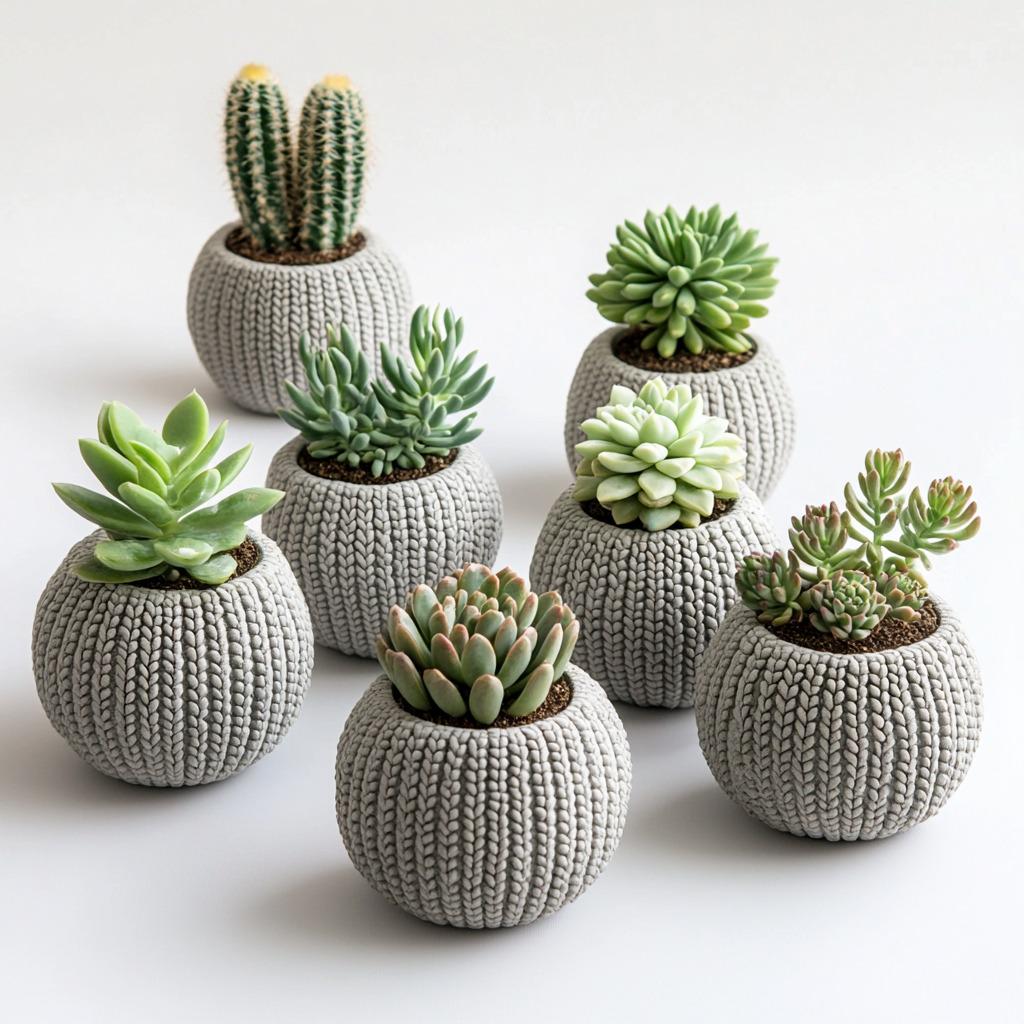 Woven Texture Planters Natural and Elegant Style for Your Plants - Etsy