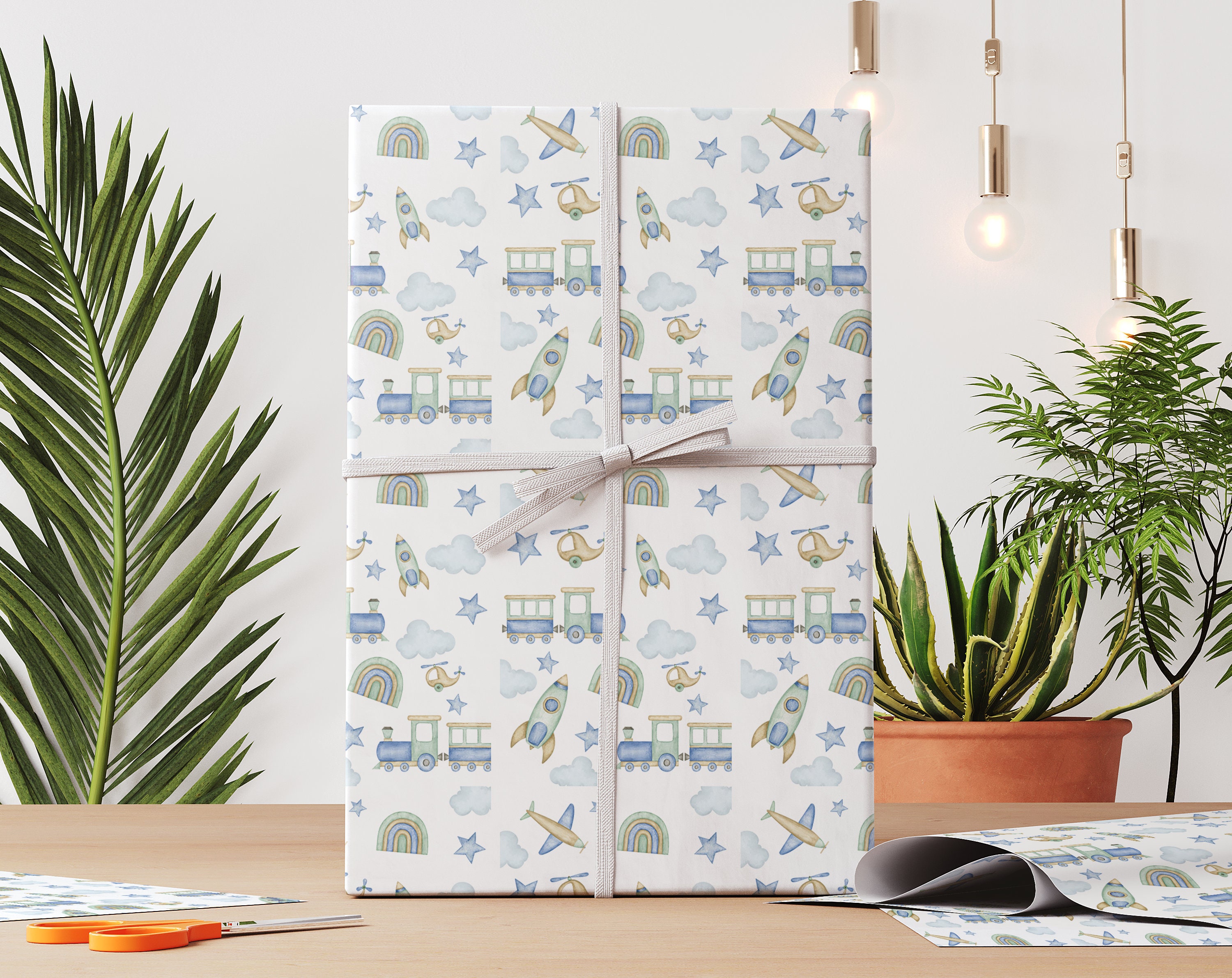 Wrapping Paper Birthday Wrapping Paper Custom Wrapping Paper Fun ...