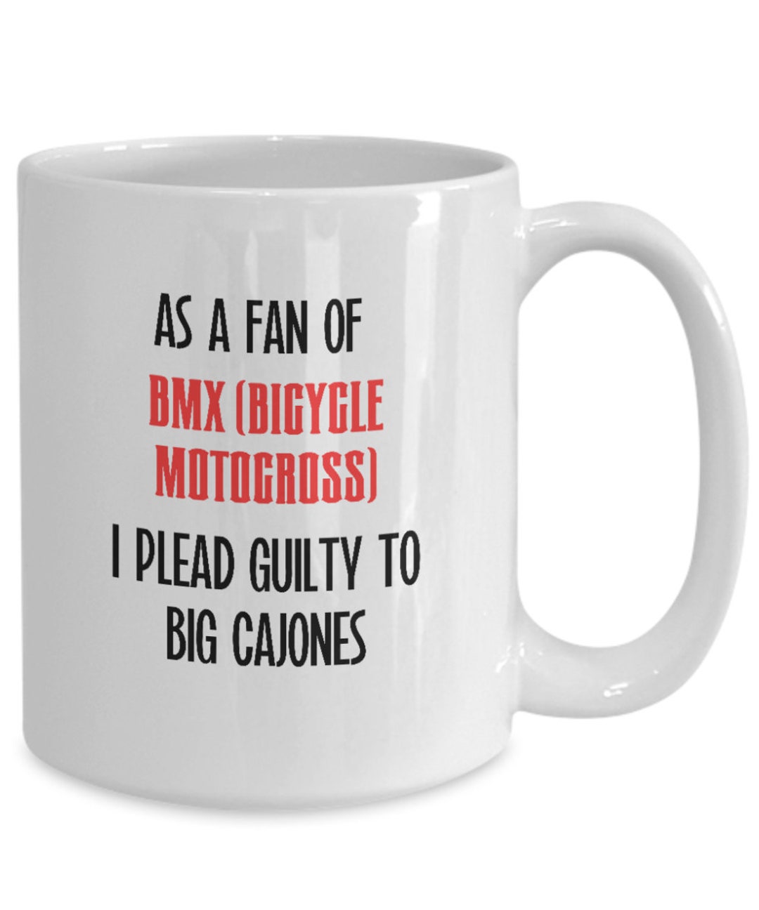 Bmx Mug, Bmx Rider Mug, Bicycle Motocross Coffee Cup, Gift Idea for Bmx ...