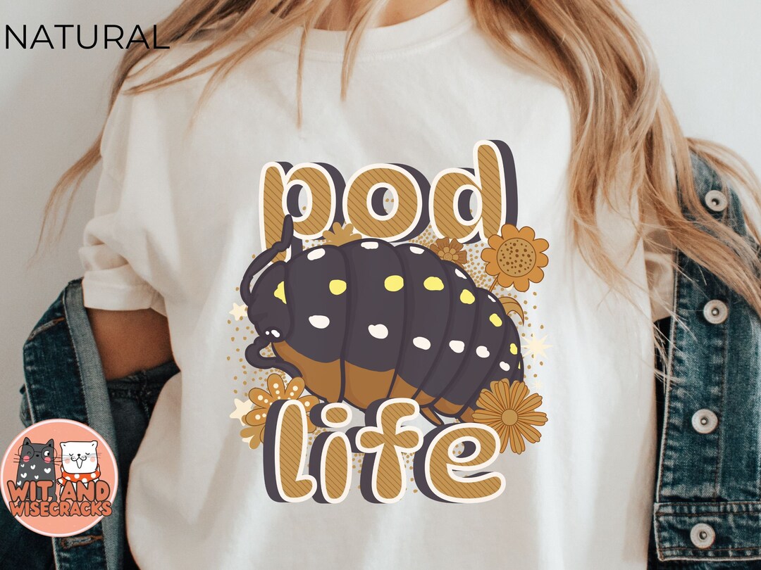 Isopod Shirt, Insect Pill Bug Shirt, Bugs Insect Lover Gift, Funny ...