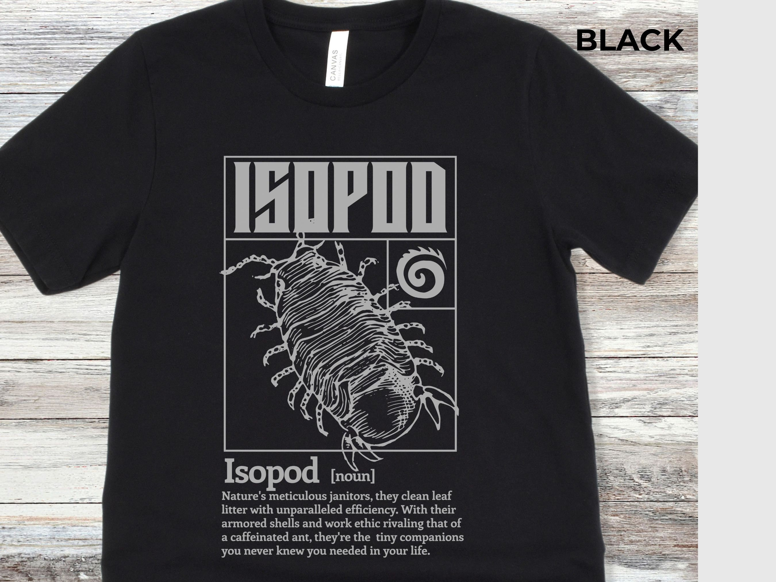 Isopod Shirt, Insect Pill Bug Shirt, Bugs Insect Lover Gift, Funny ...