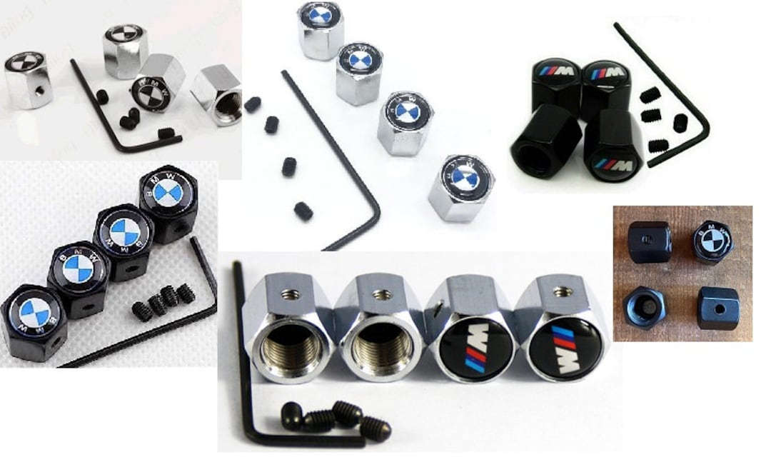 BMW M/// Sport BMW Wheel Valve Dust Caps Motorsport Anti-theft - Etsy UK