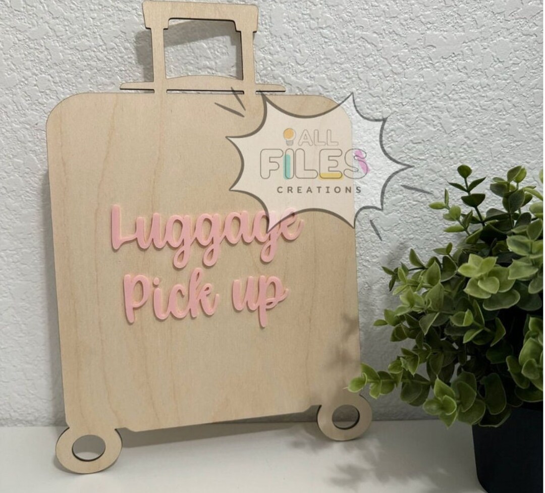 Luggage Pick up Svg | Party Svg - Digital Download / Glowforge SVG ...